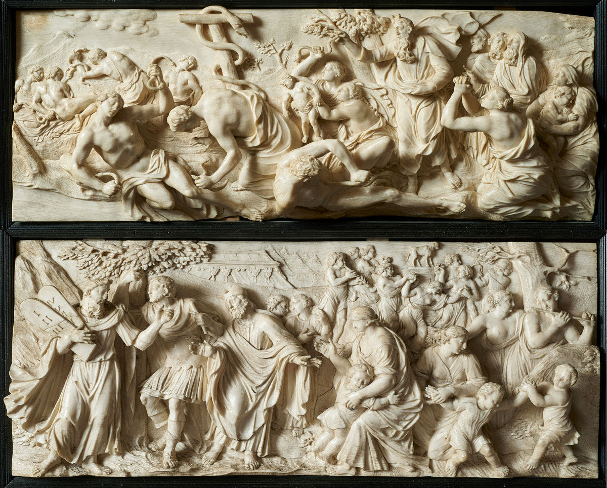 Coppia di altorilievi con storie di Mosè - Fondazione Paolo e Carolina Zani